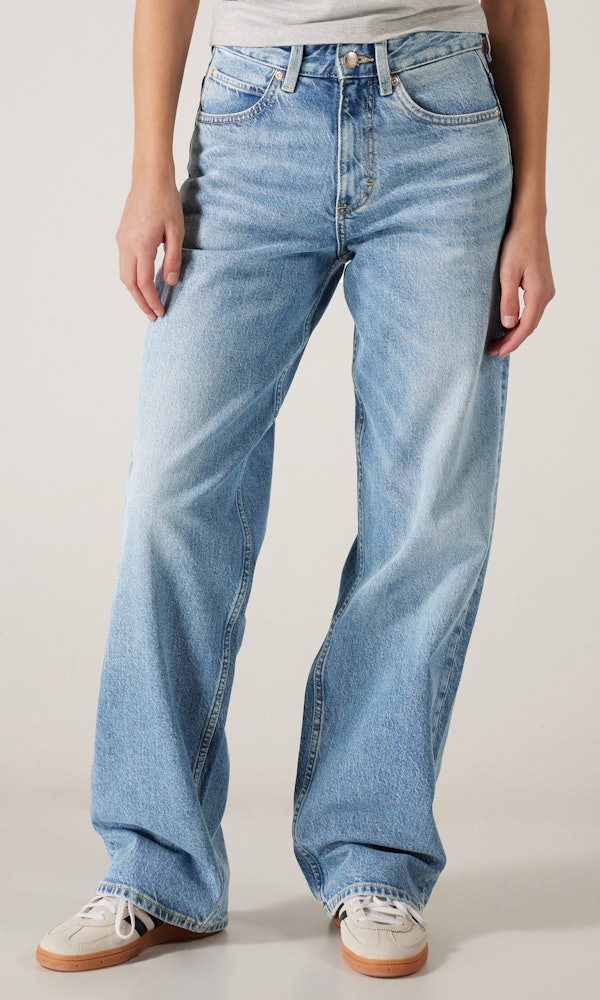 Lee Rider Loose Lys Blå Jeans | Dame | Carlings
