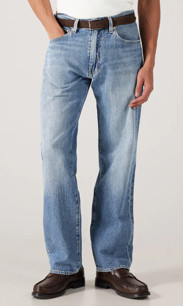 Levi's 555™ Relaxed Straight Lightweight Ljusblå Jeans | Herr | Byxor ...